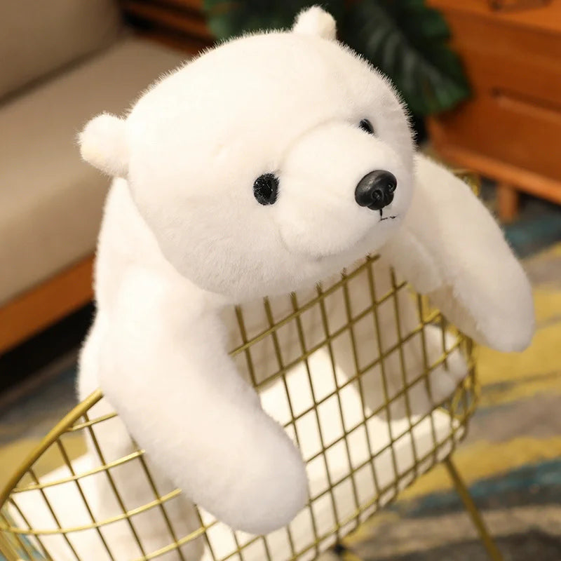 Fluffy Kawaii Polar Bear Plush – Plush Passion
