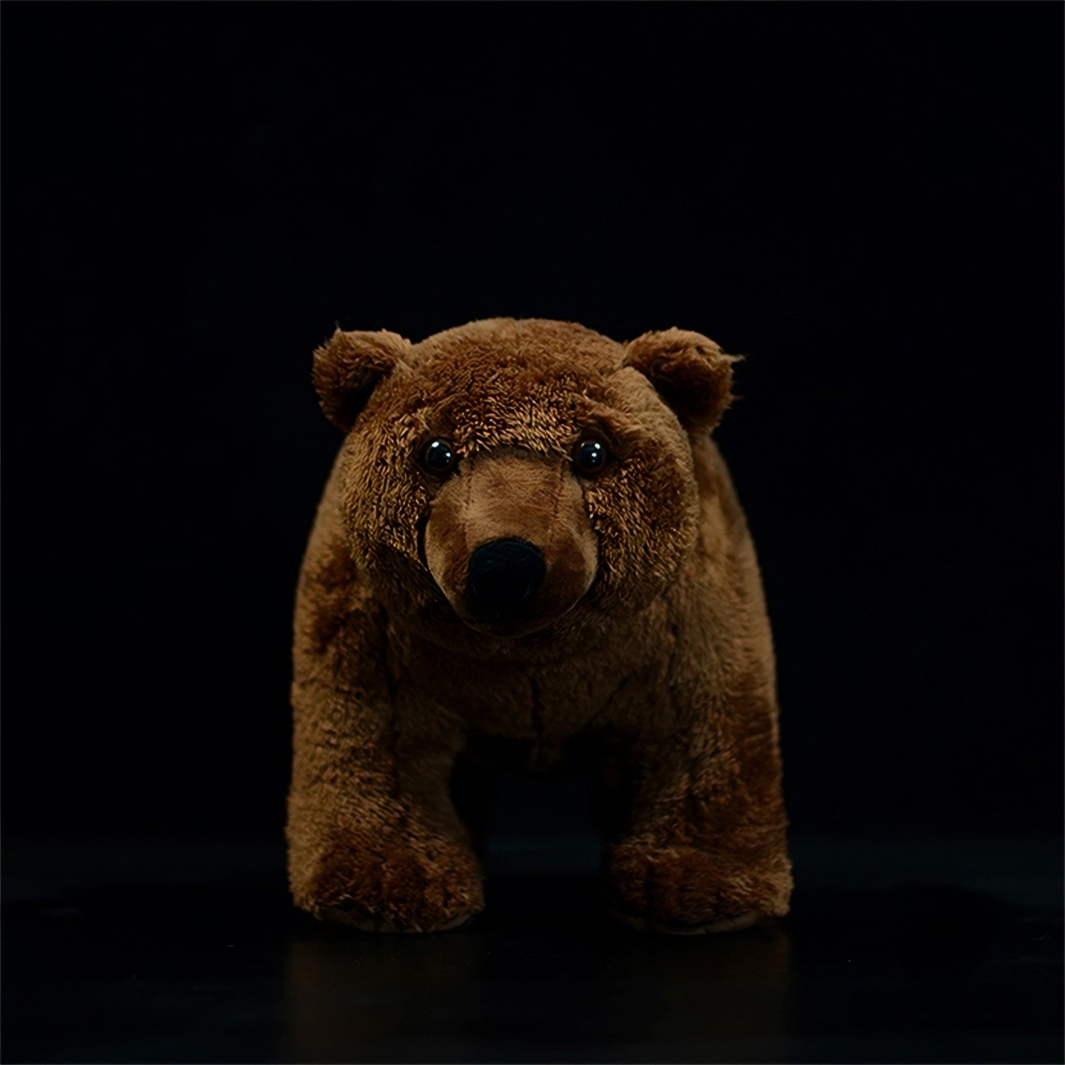 Realistic Brown Bear Plush – Plush Passion