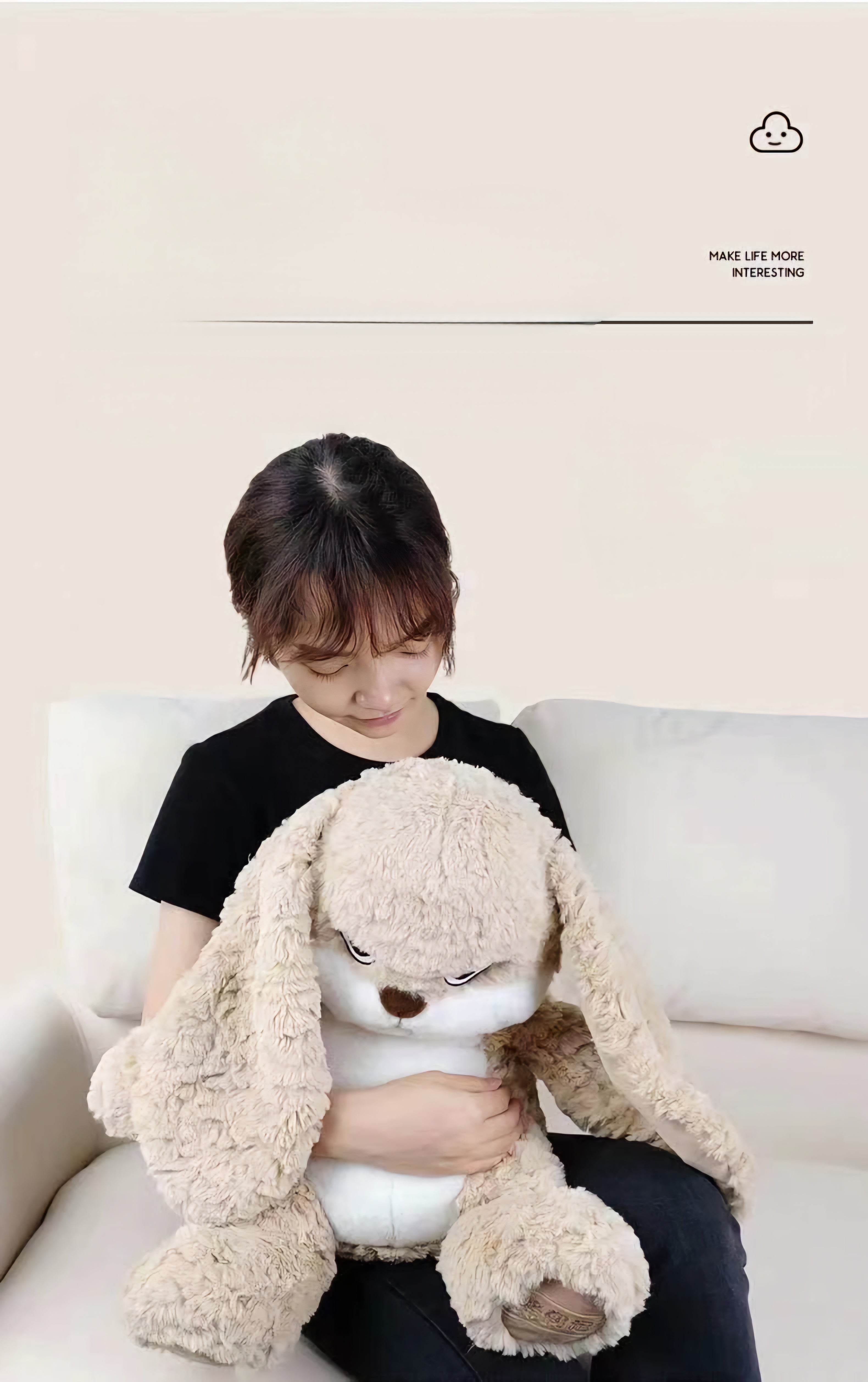 Angry Fluffy Bunny Plush – Plush Passion